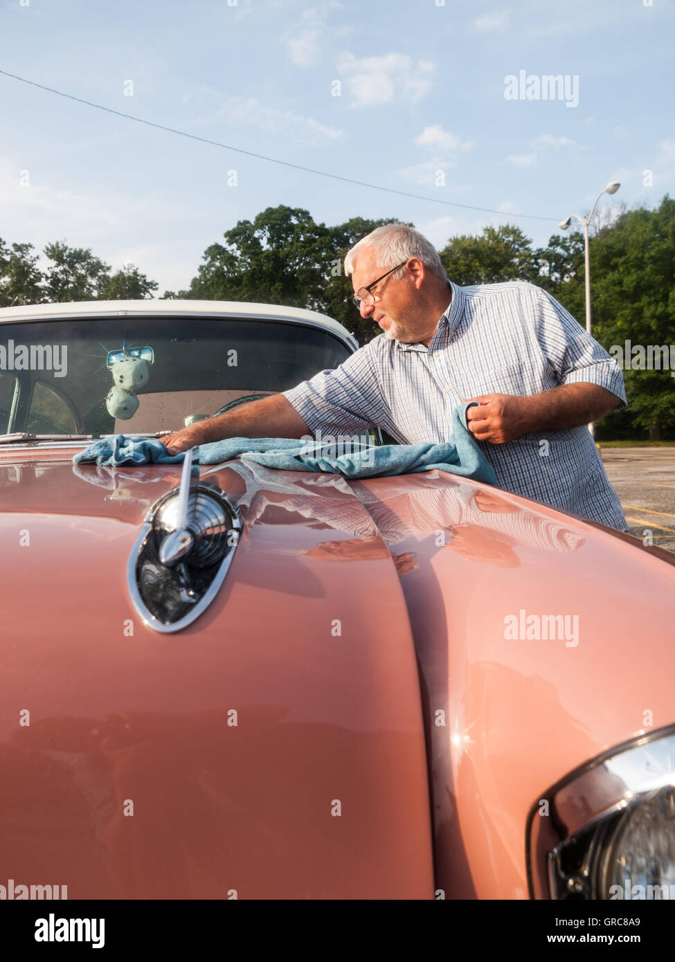 Drivers and OWner at Car Show Stock Photo - Alamy