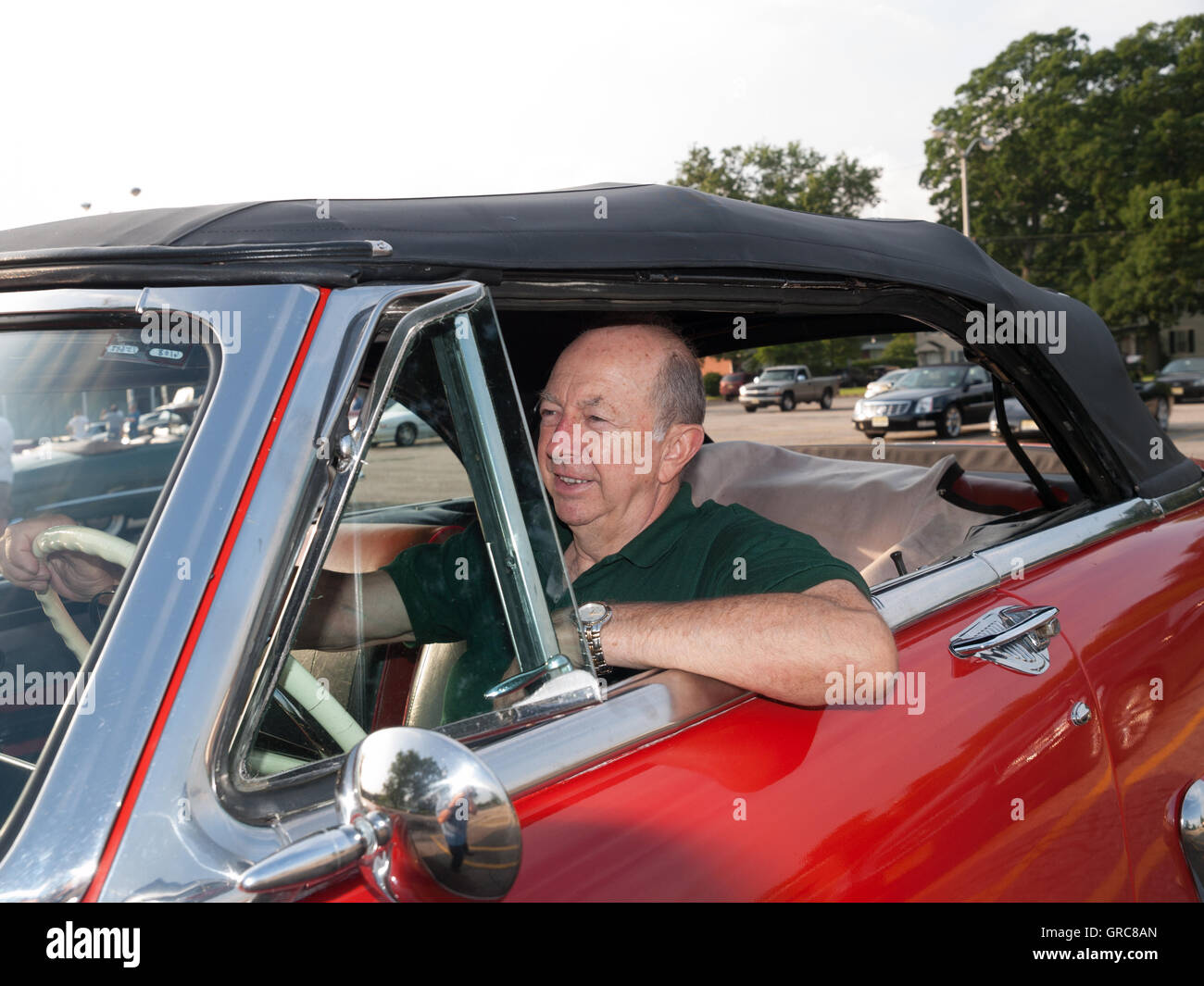 Drivers and OWner at Car Show Stock Photo - Alamy