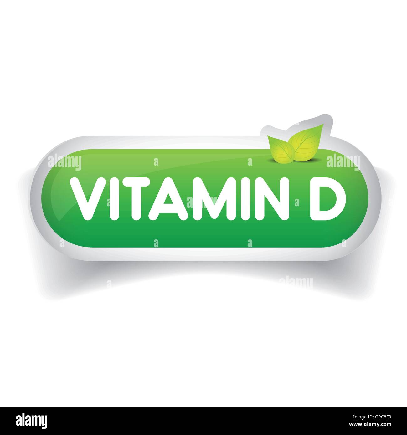 Vitamin D label vector Stock Vector Image & Art - Alamy