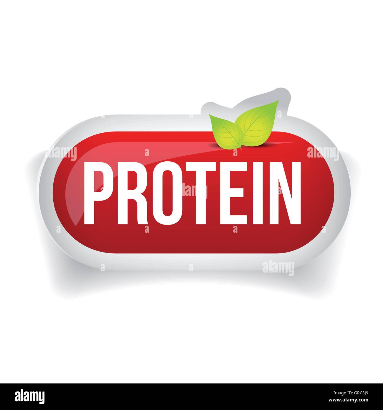 Protein powder shake pill Stock Vector Images - Alamy