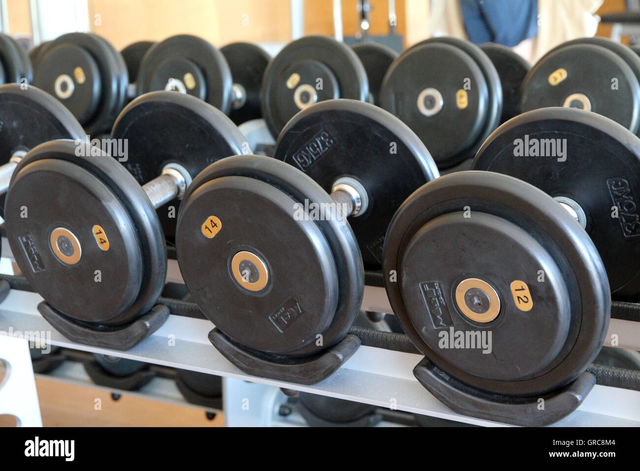 Cardio dumbbells hi-res stock photography and images - Alamy