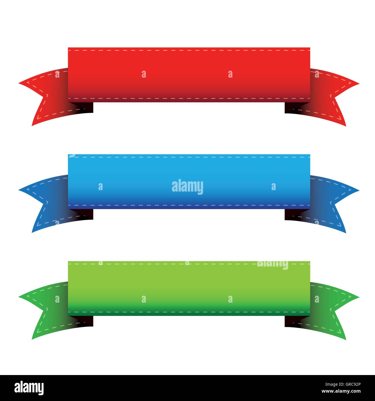 color ribbon banners Stock Vector Image & Art - Alamy