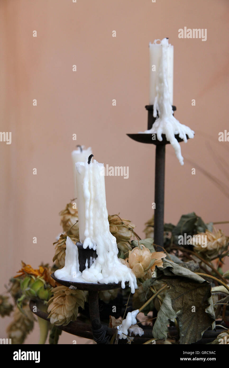 Candle burned hi-res stock photography and images - Alamy