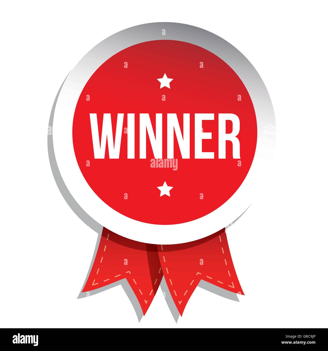 Winner label or badge vector Stock Vector Image & Art - Alamy