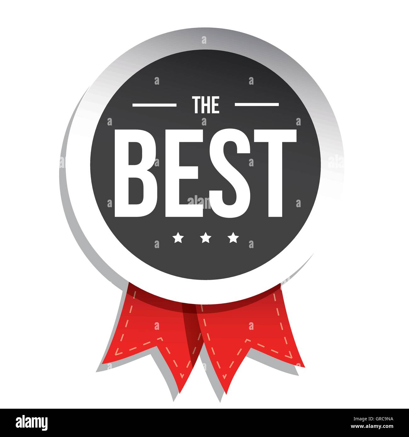 Number one ribbon award Cut Out Stock Images & Pictures - Alamy