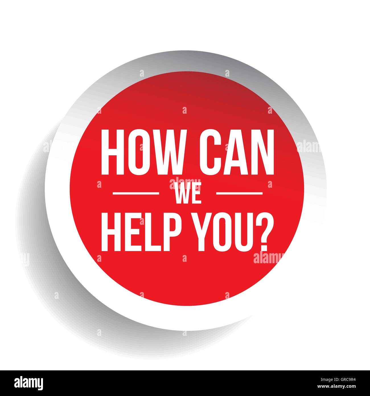 How can we help you? Vector label Stock Vector Image & Art - Alamy