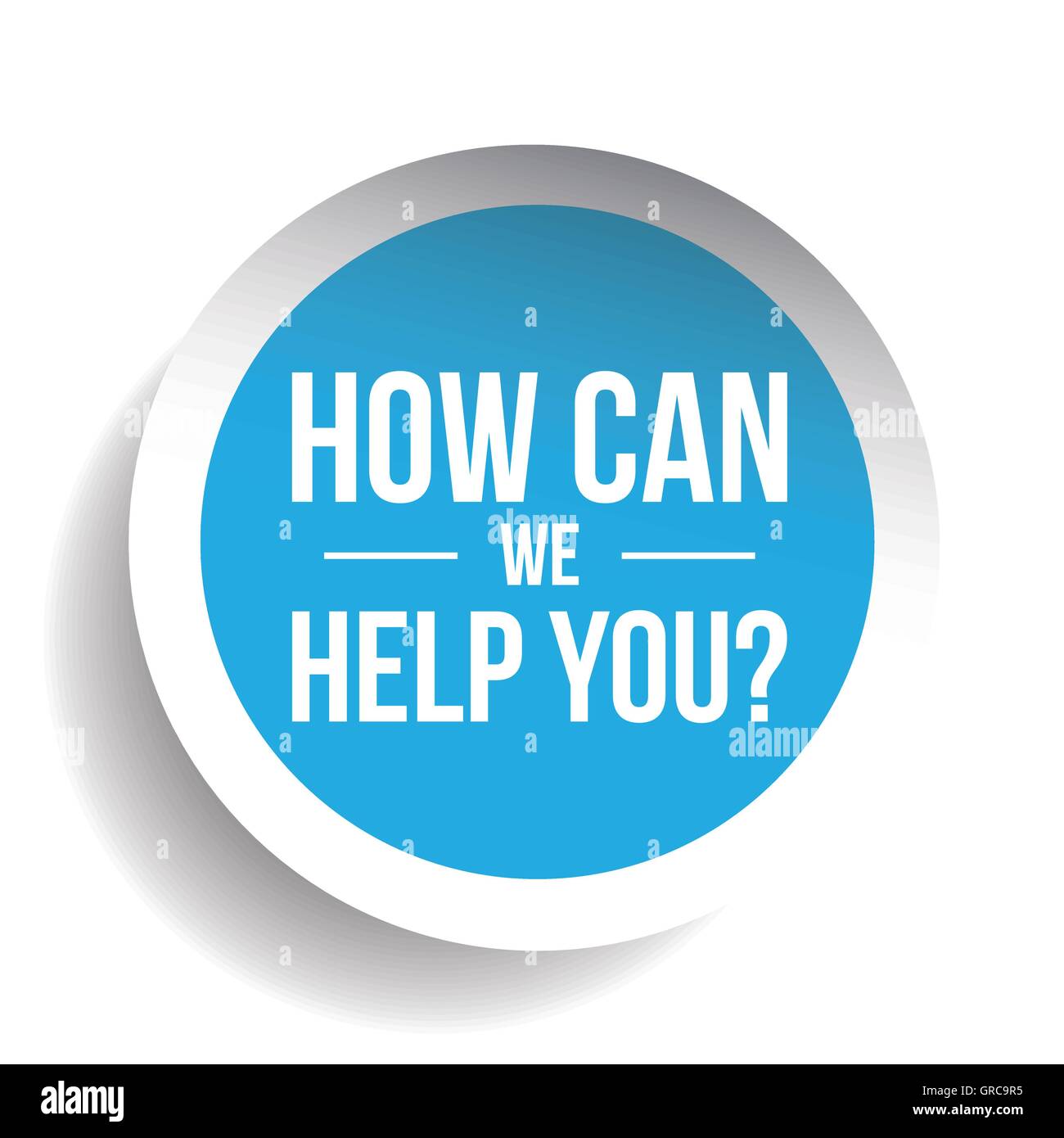 How can we help you? Vector label Stock Vector Image & Art - Alamy
