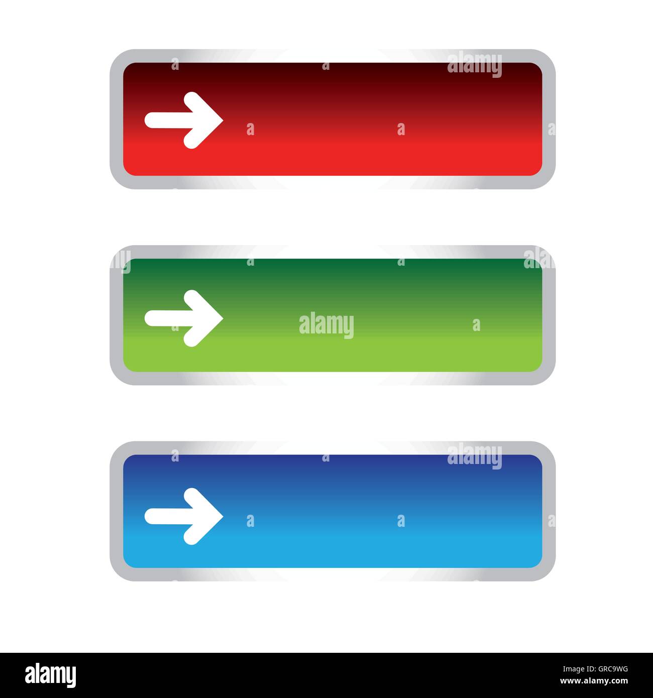 Empty vector button set Stock Vector Image & Art - Alamy