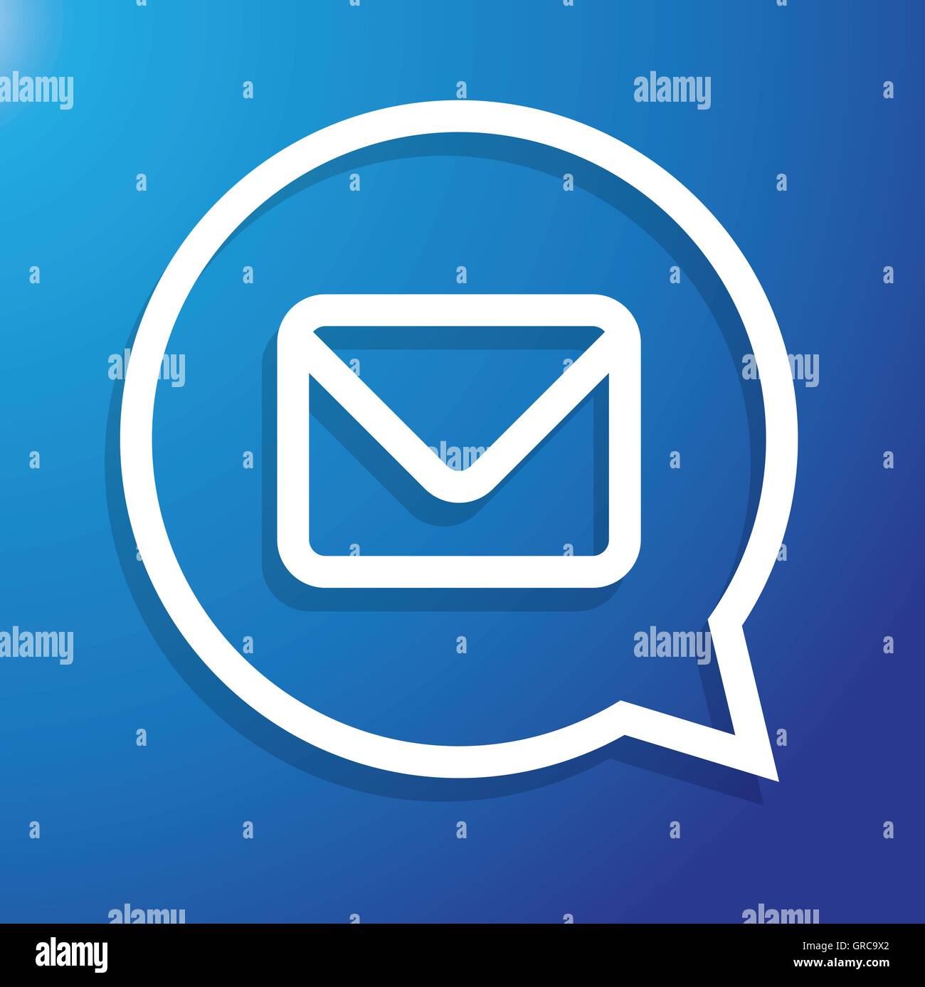 Email icon- Message symbol vector Stock Vector Image & Art - Alamy