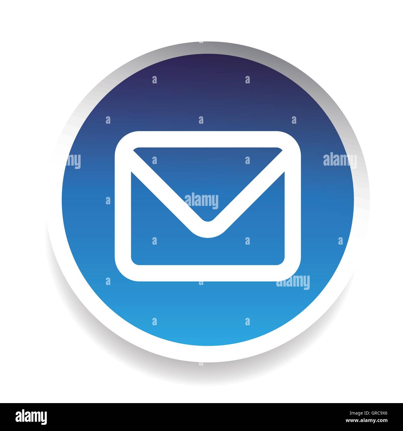 Email icon- Message symbol vector Stock Vector Image & Art - Alamy