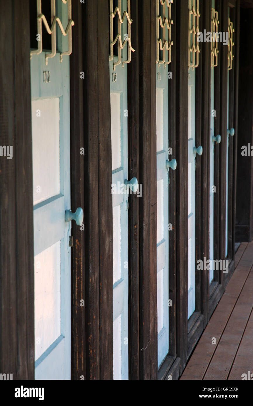 Changing Room Doors Stock Photo - Alamy
