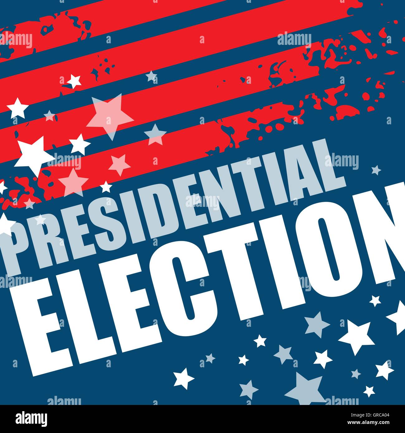 2016 USA presidential election poster. Vector illustration Stock Vector ...