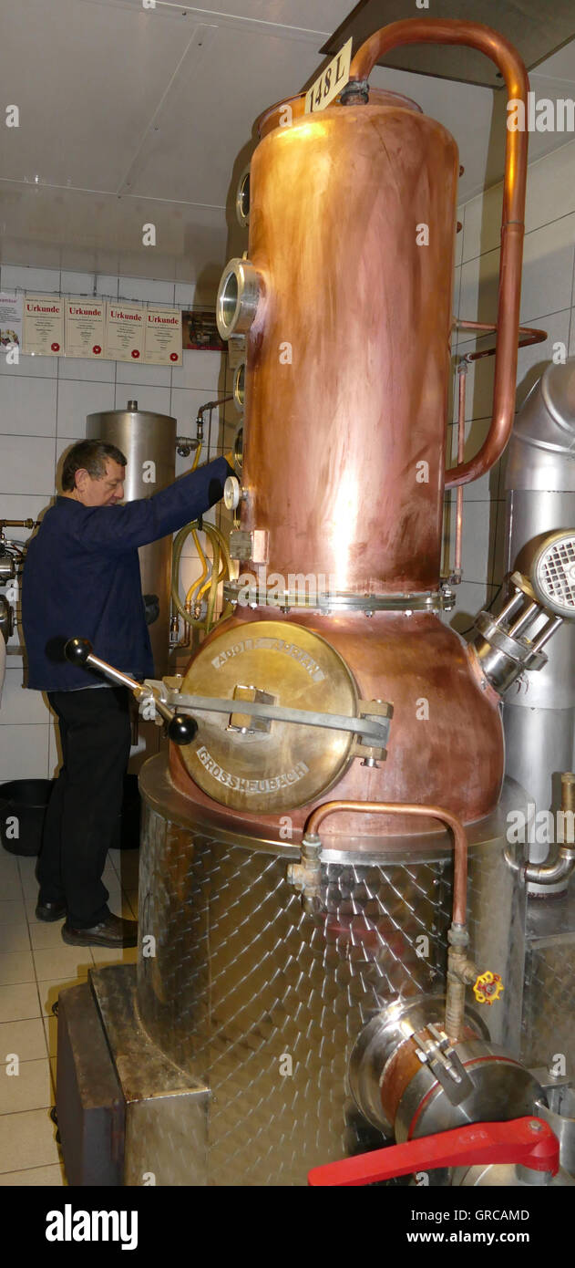 Fruit Distillery In Großheirath, Neuses To The Oaks, Here With The ...
