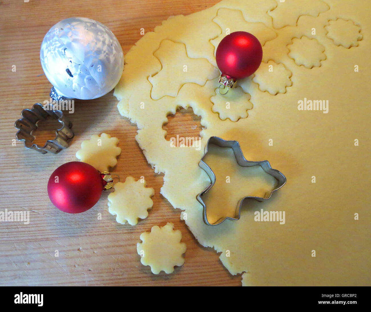 Baking Christmas Cakes Stock Photo - Alamy