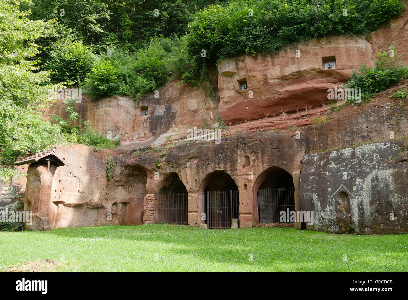 Rock Hermitage Of Bretzenheim. The Rocky Area Was A Place Of Roman ...