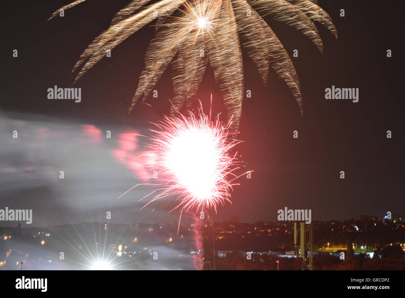 Graduation fireworks hi-res stock photography and images - Alamy
