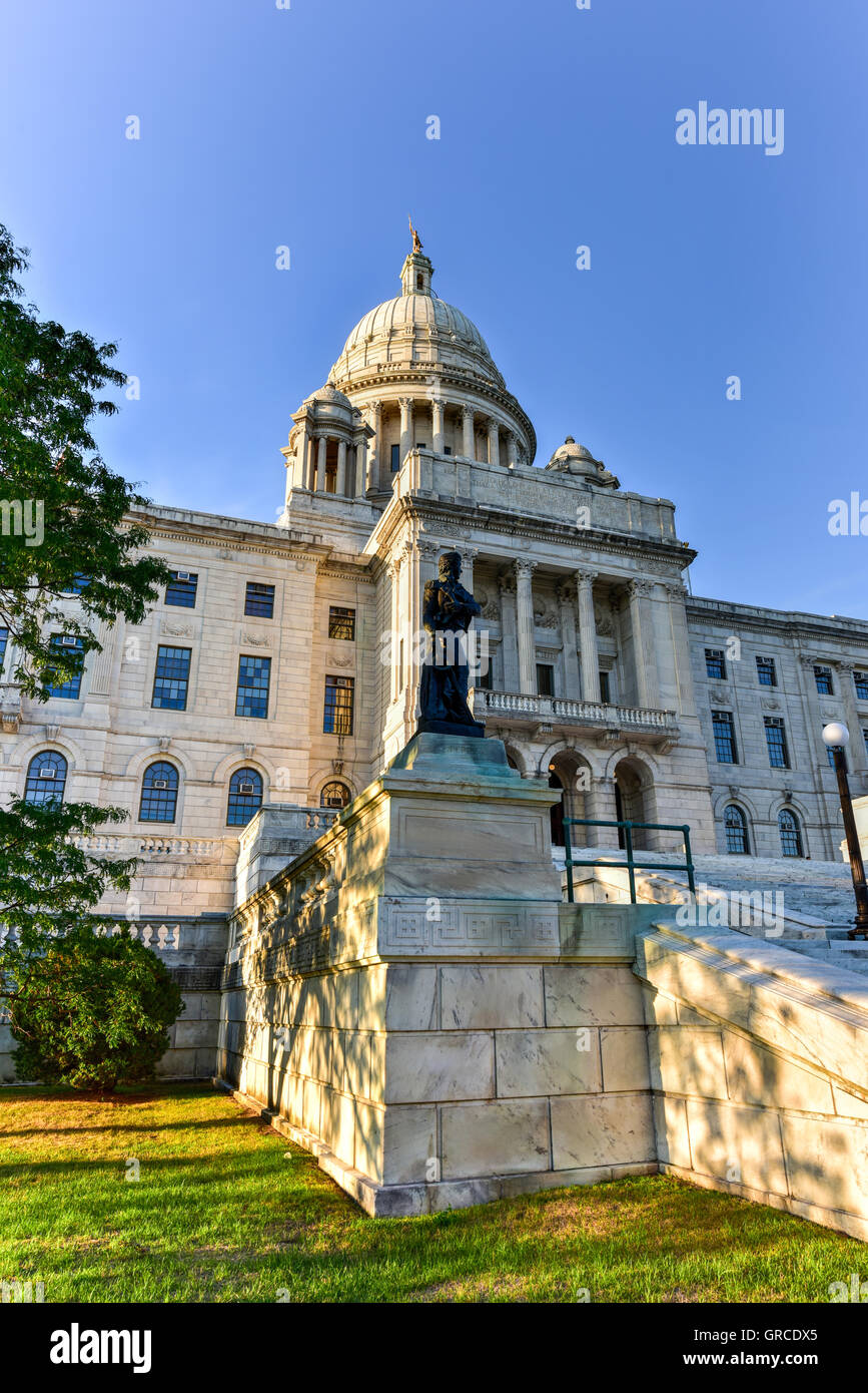 The Rhode Island State House, the capitol of the U.S. state of Rhode ...
