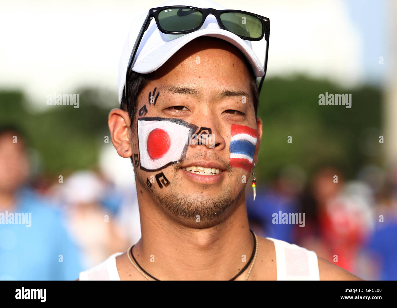 Bangkok, Thailand. 06th Sep, 2016. Supporters cheer for Japan during ...