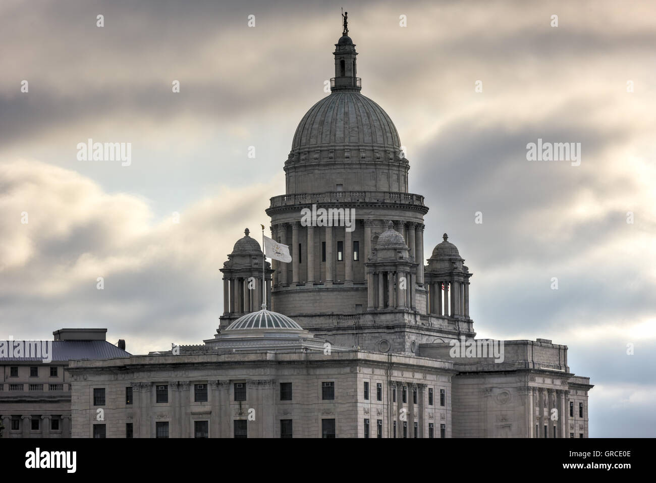 The Rhode Island State House, the capitol of the U.S. state of Rhode ...