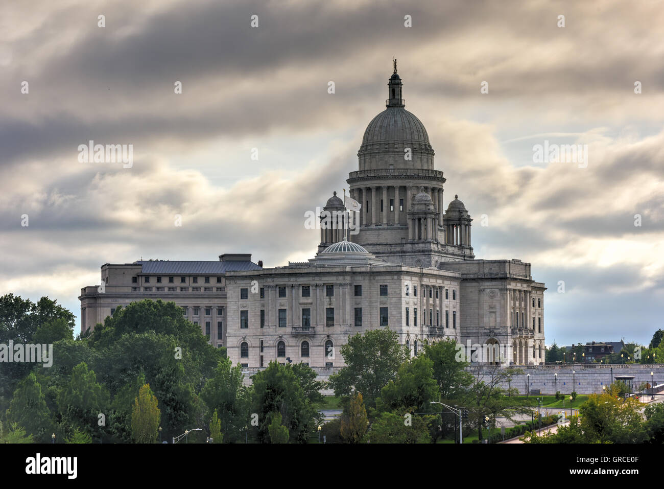 Rhode island state house aerial hi-res stock photography and images - Alamy