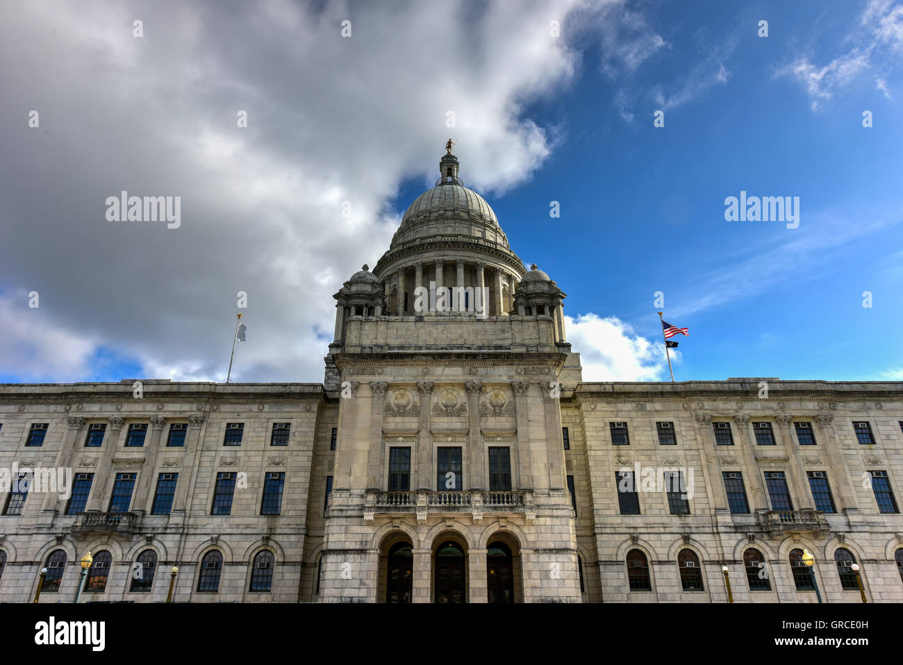 The Rhode Island State House, the capitol of the U.S. state of Rhode ...