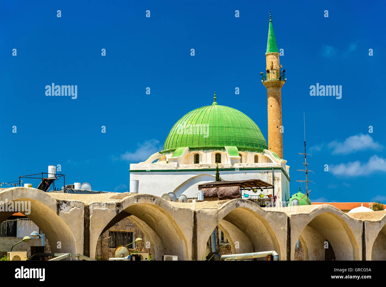 Al Jazzar Mosque in Acre Stock Photo - Alamy