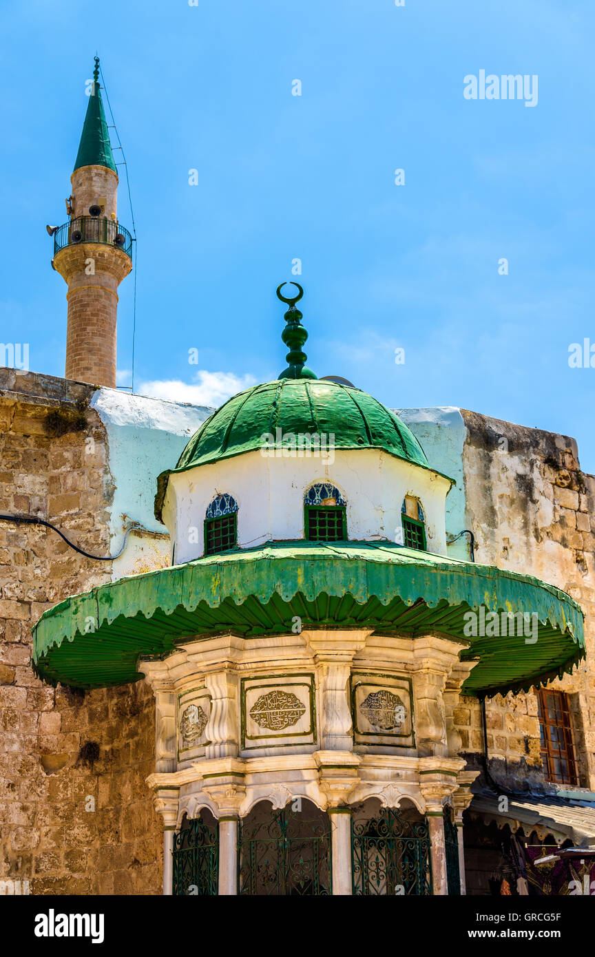 Al Jazzar Mosque in Acre Stock Photo - Alamy