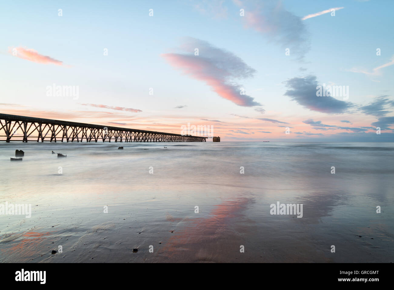 Steetley Pier, Hartlepool, UK Stock Photo - Alamy