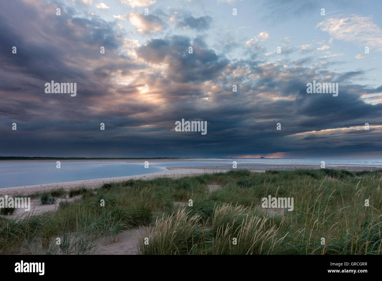 Budle Bay, Northumberland Stock Photo - Alamy
