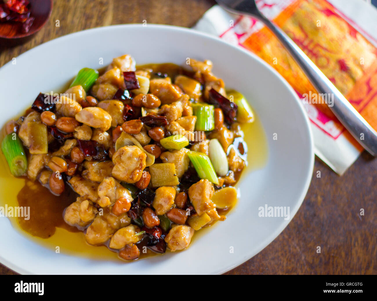 Chinese Chicken dish Stock Photo - Alamy