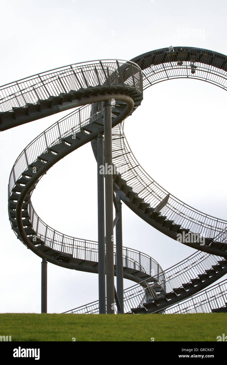 Tiger And Turtle Artwork Duisburg Stockpile Art Ruhr Stock Photo - Alamy