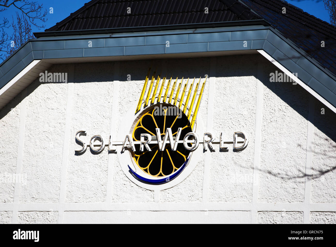 Solarworld Headquarters, Logo Stock Photo - Alamy