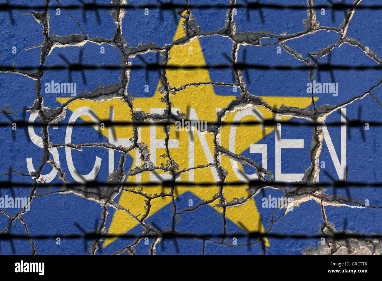 Schengen flags hi-res stock photography and images - Alamy