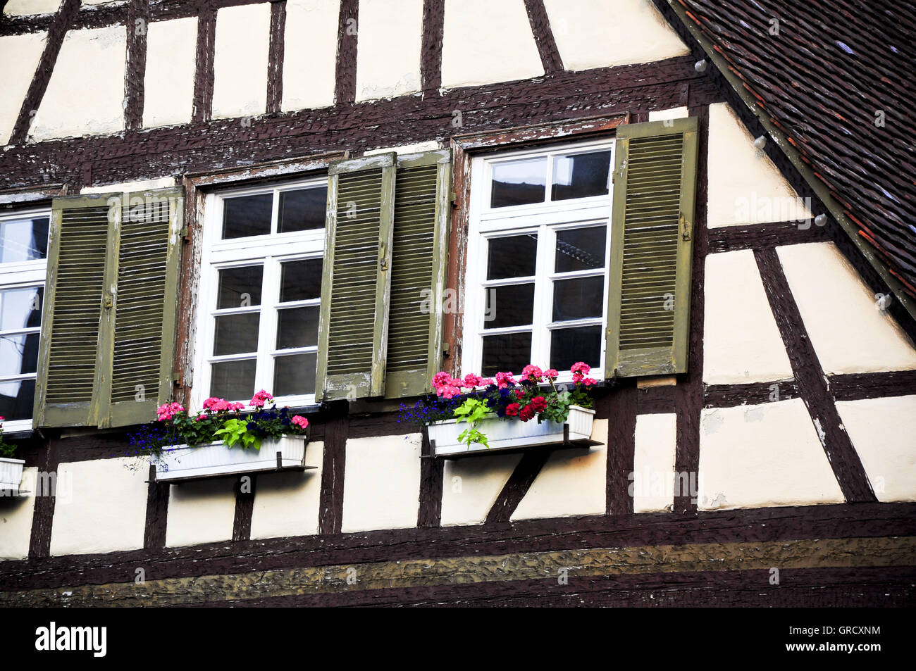 German Fachwerk House Stock Photo - Alamy