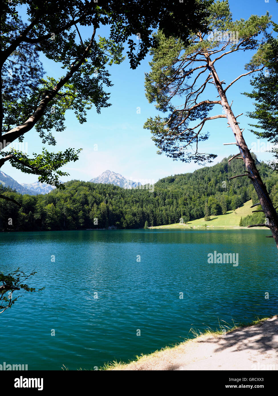 German Lake In Bavaria Stock Photo - Alamy