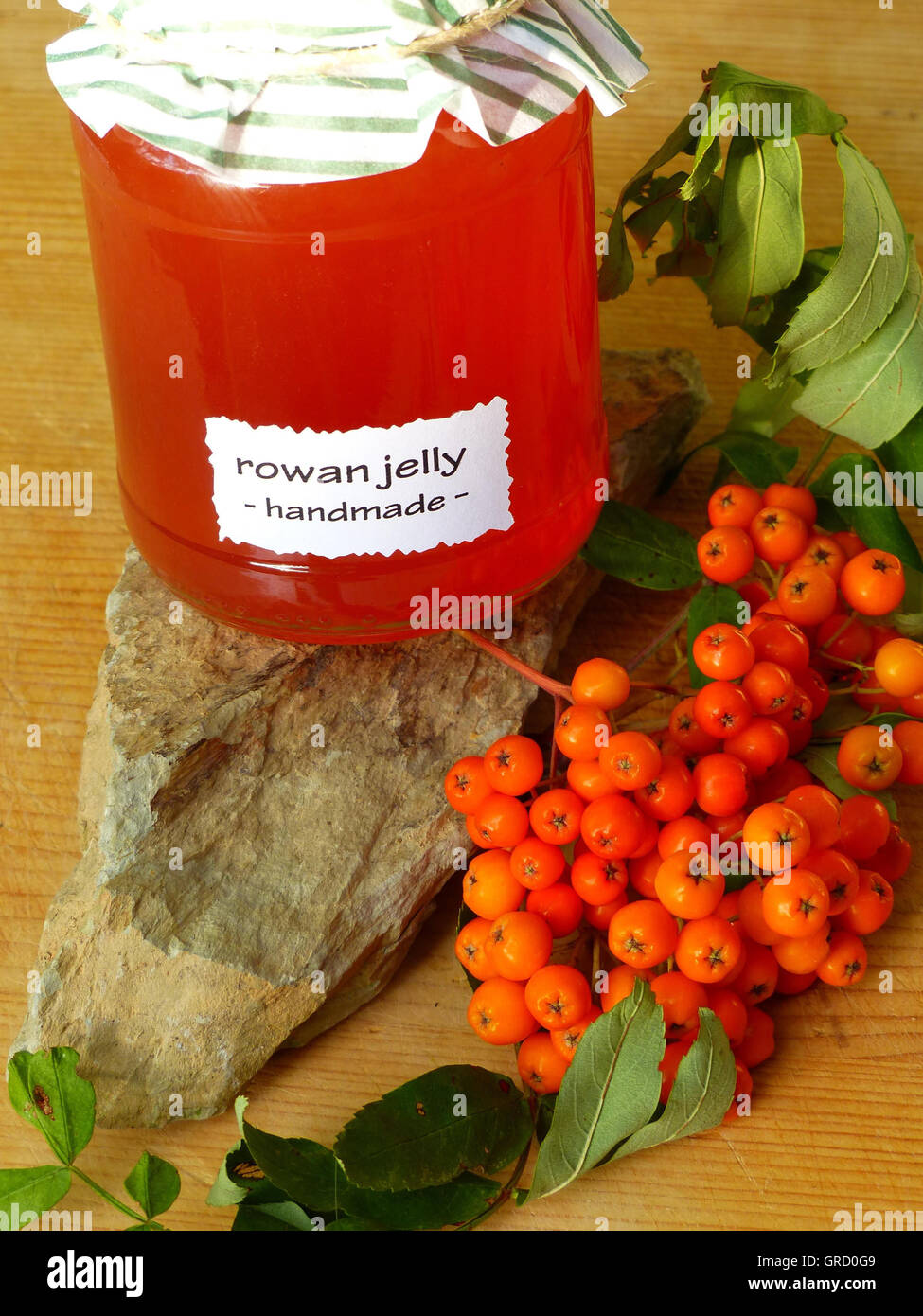 Rowan Jelly Handmade Stock Photo - Alamy
