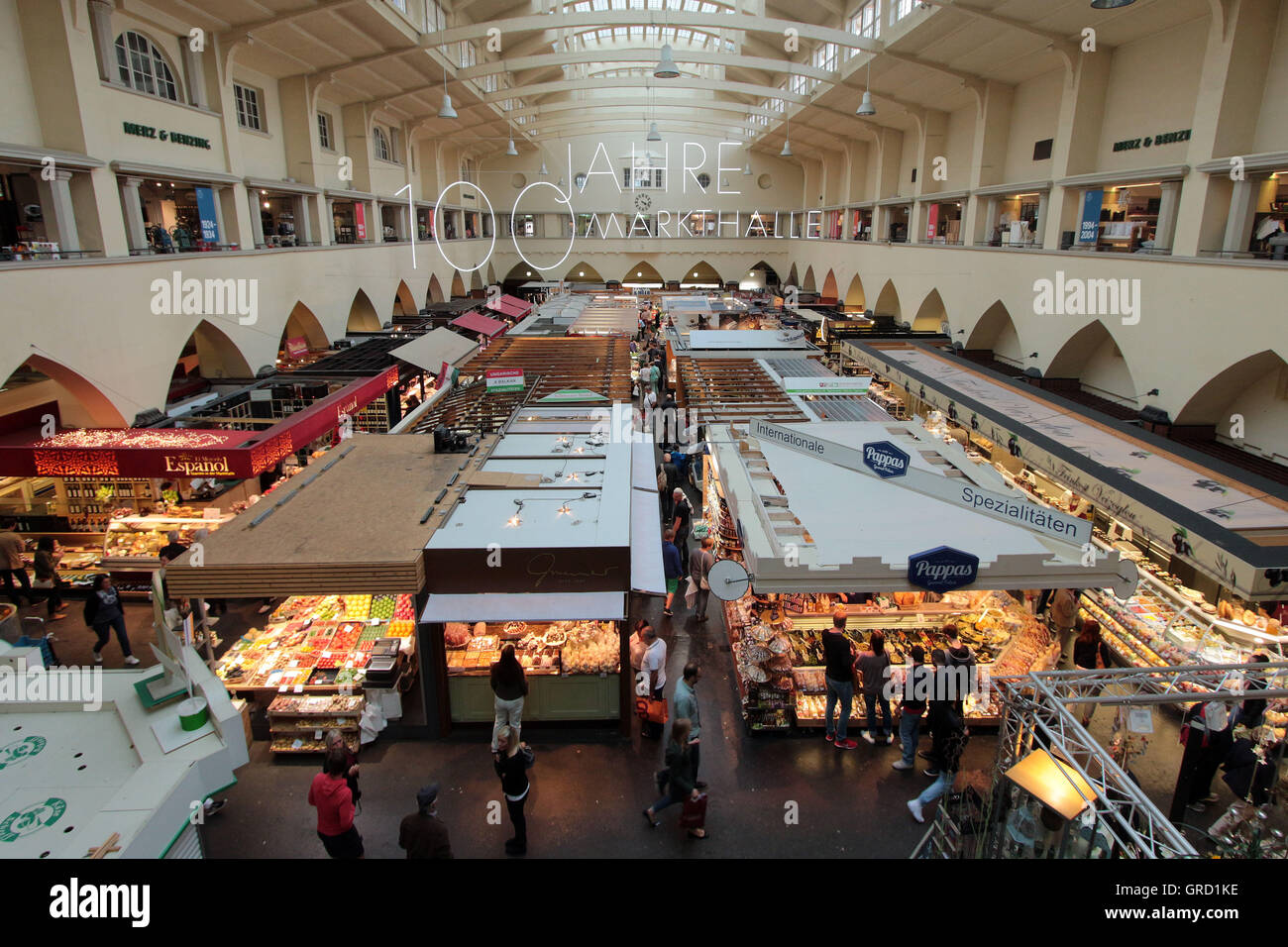 Historic Market Hall At Stuttgart Stock Photo - Alamy