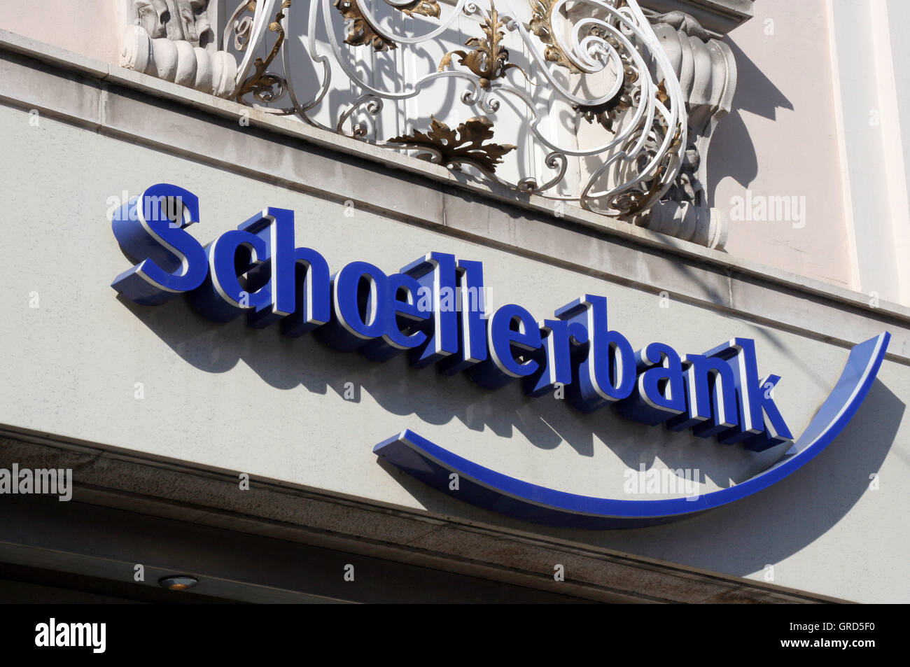Logo Schoeller Bank Stock Photo - Alamy