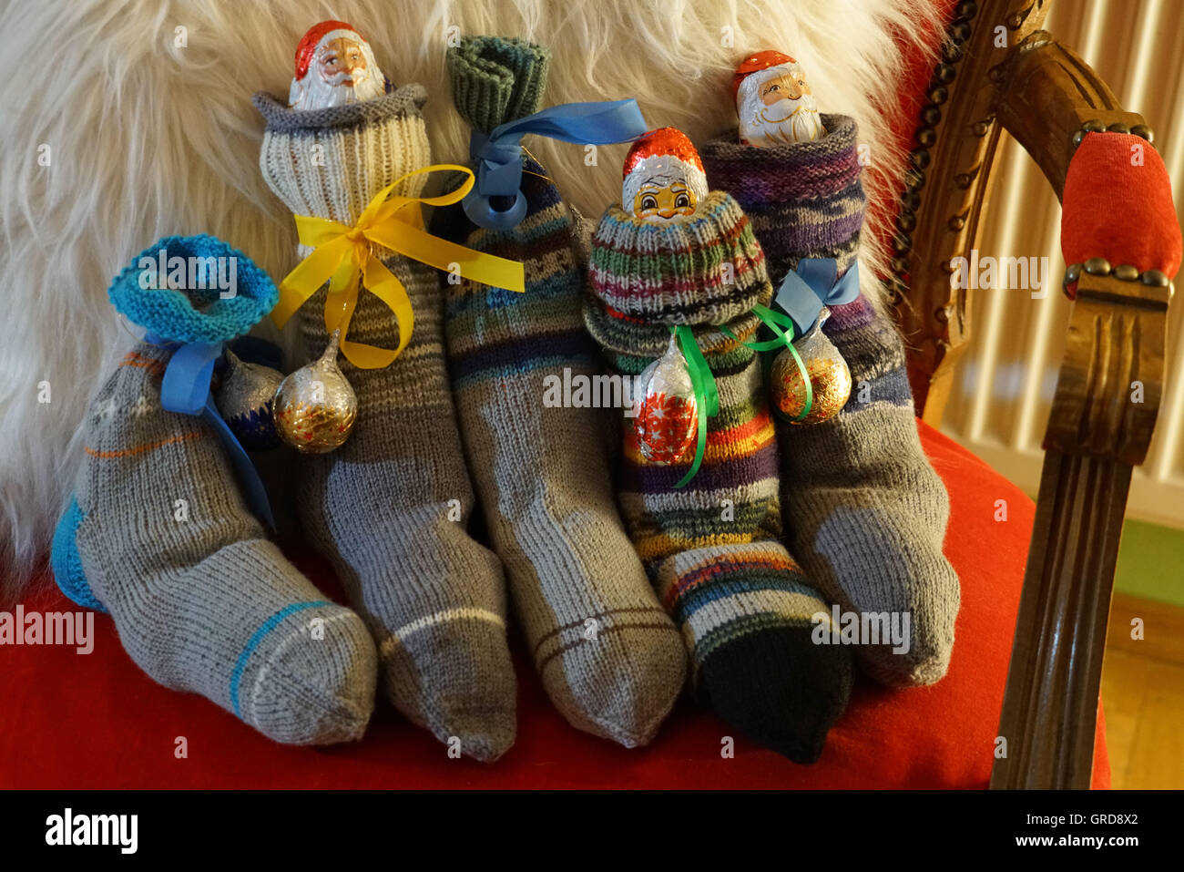 Nicholas, Filled Stockings Stock Photo - Alamy