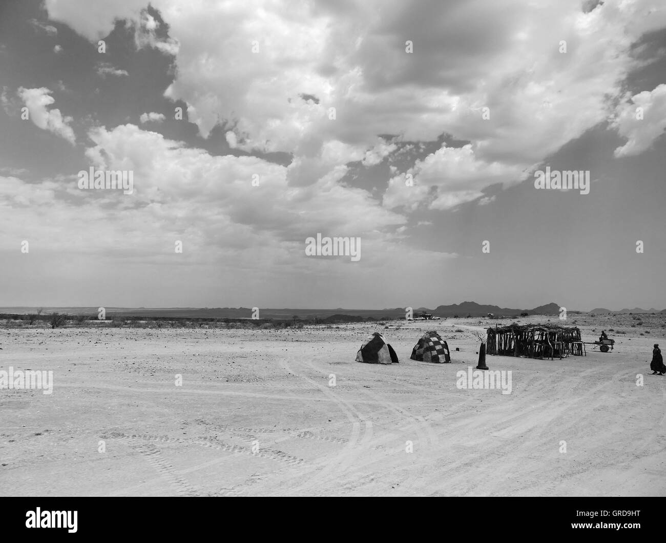 Rural Scene In Namibia Stock Photo - Alamy