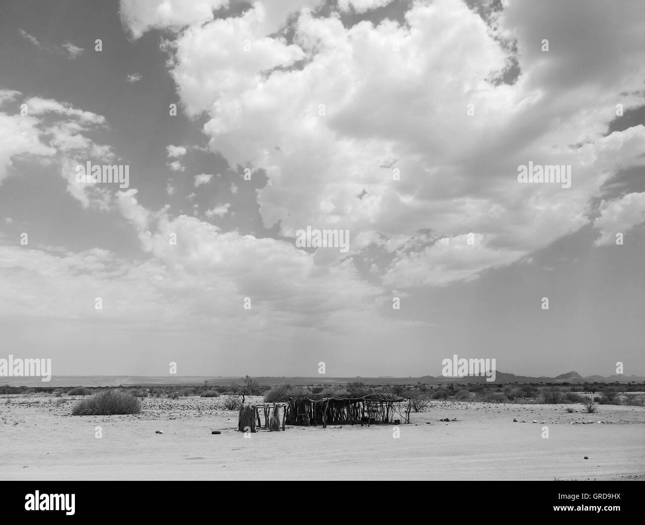 Rural Scene In Namibia Stock Photo - Alamy