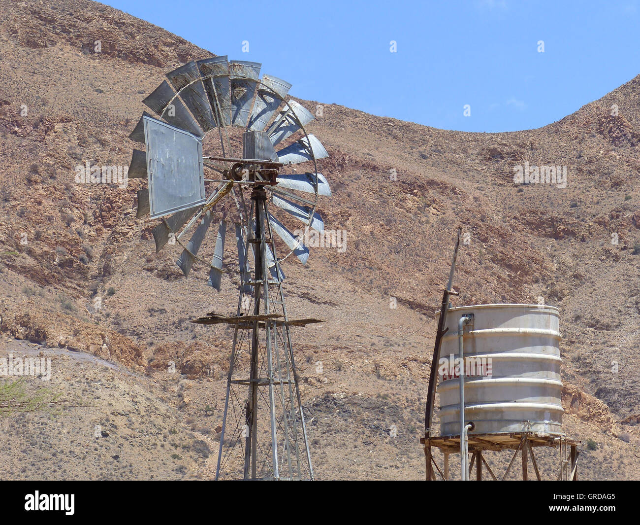 Energy Supply, Water Supply Namibia Stock Photo - Alamy