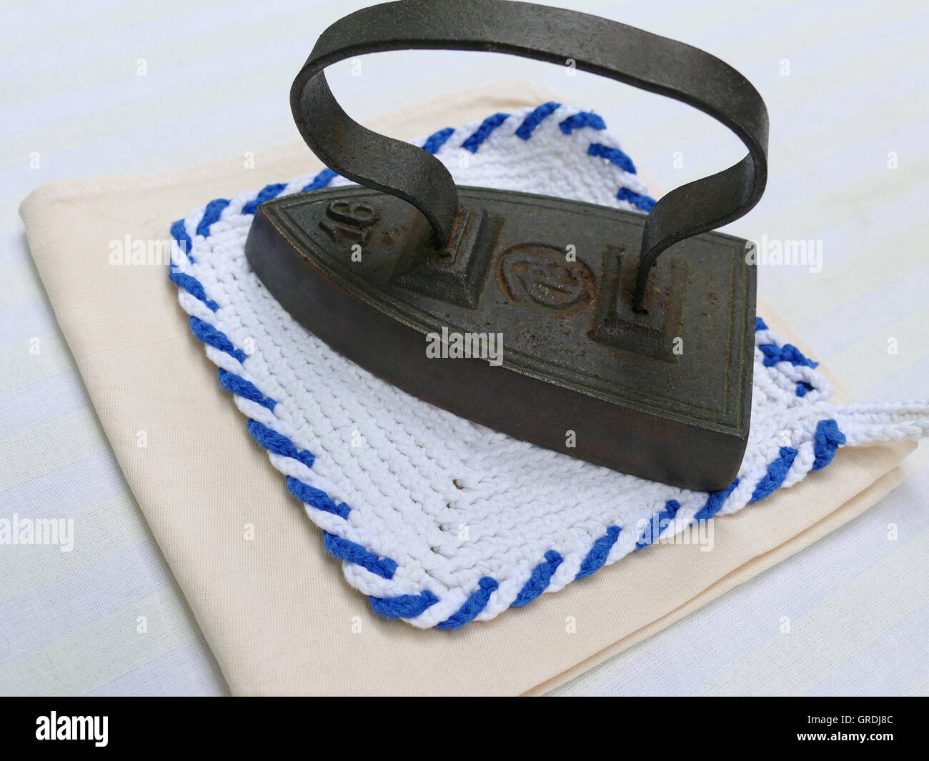 Old Pressing Iron Stock Photo - Alamy