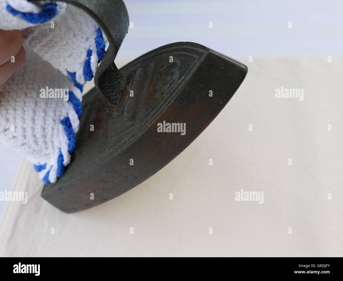 Old Pressing Iron Stock Photo - Alamy