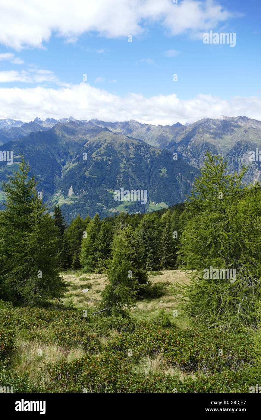 The Mountains Of South Tyrol Above The Passeiertal Stock Photo - Alamy