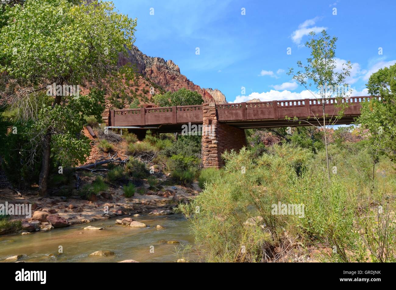 Zion bridge hi-res stock photography and images - Alamy