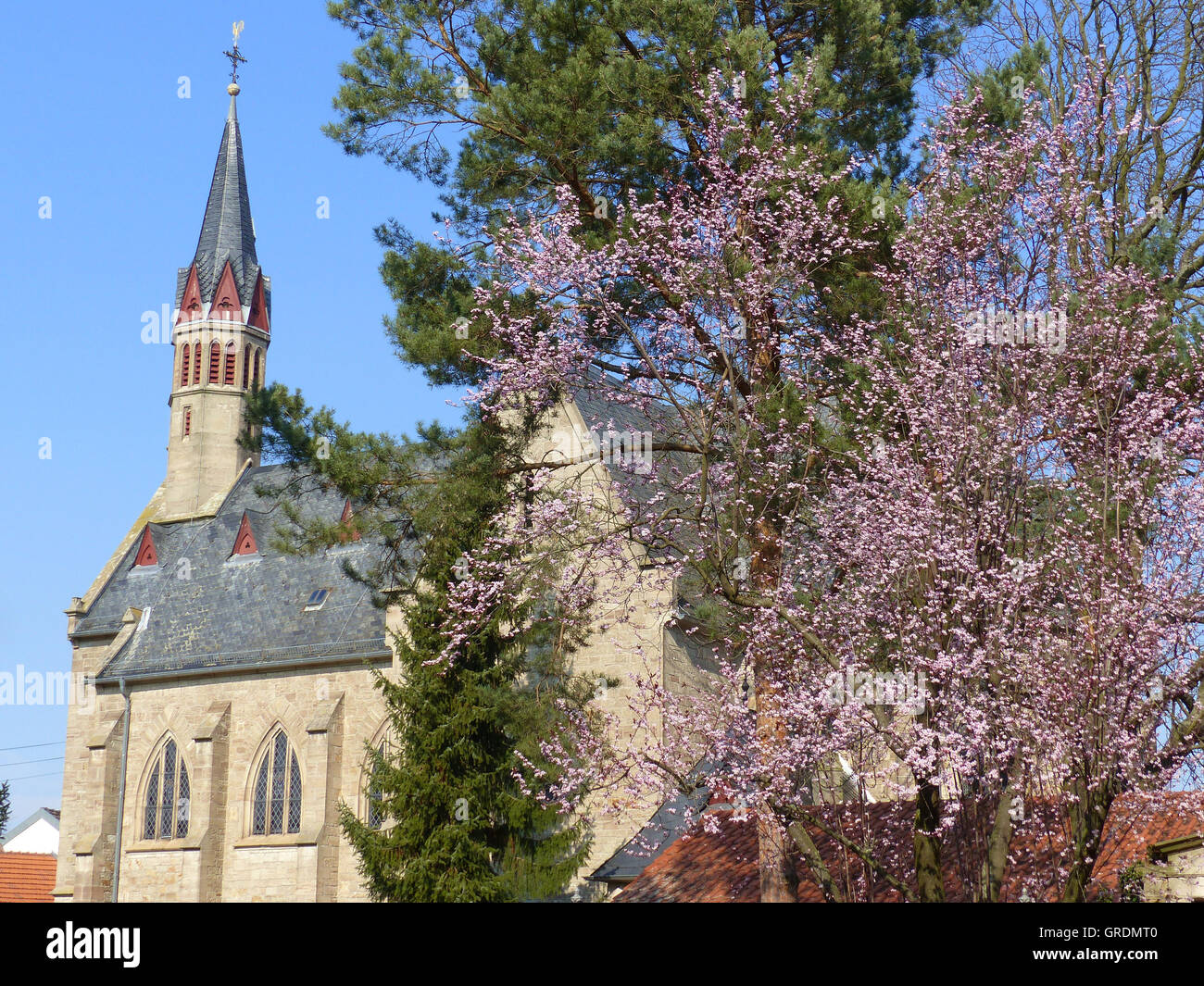 Chirch in flonheim hi-res stock photography and images - Alamy
