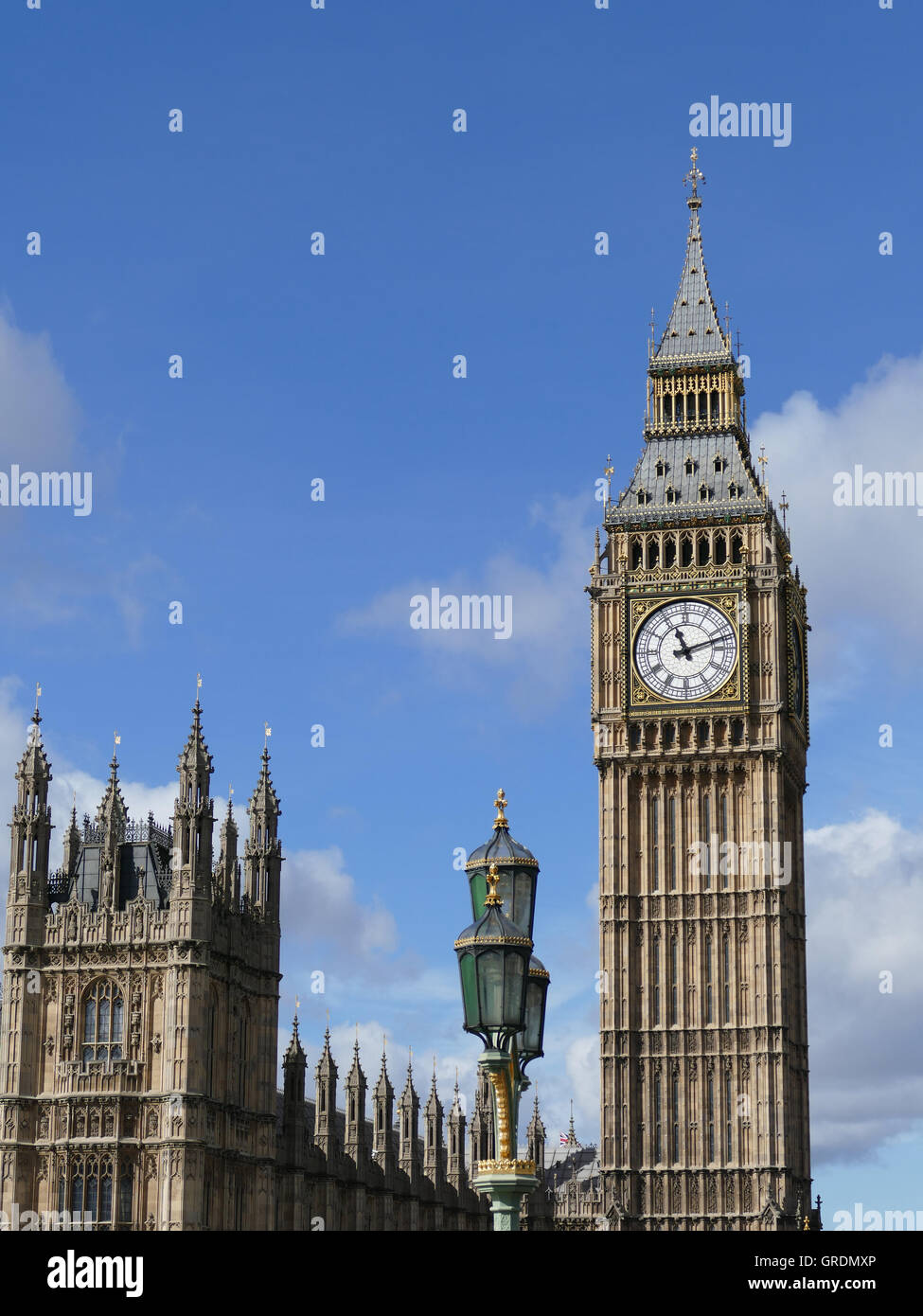 Big Ben, Clocktower Of The Houses Of Parliament, Landmark Of London ...
