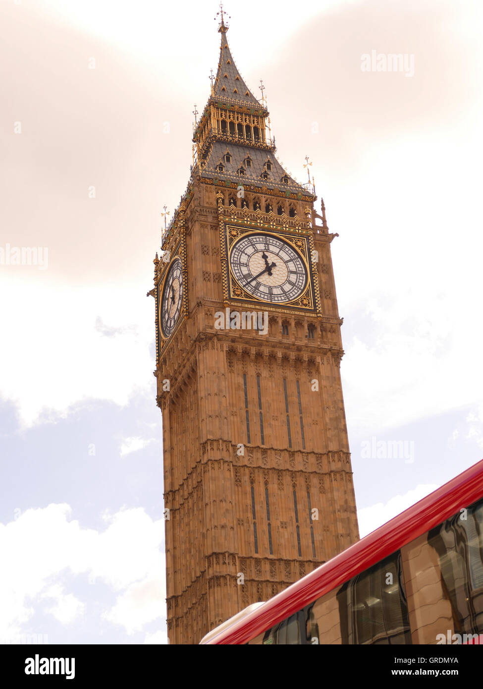 Big Ben, Clocktower Of The Houses Of Parliament, Landmark Of London ...