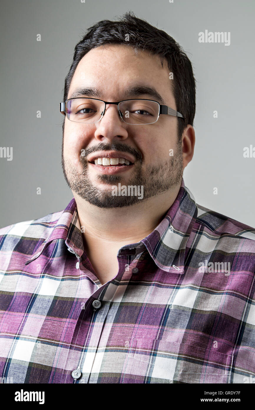 Grey beard fat man hi-res stock photography and images - Alamy
